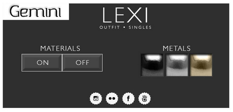 Second Life Marketplace - Gemini -Lexi Outfit- NUDE (Add me)